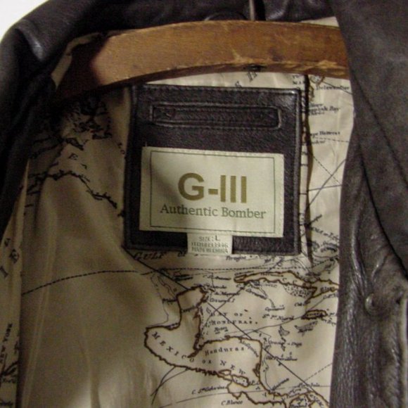 G3 /GIII | Jackets & Coats | Vtg Classic G3 Authentic Brown Leather ...